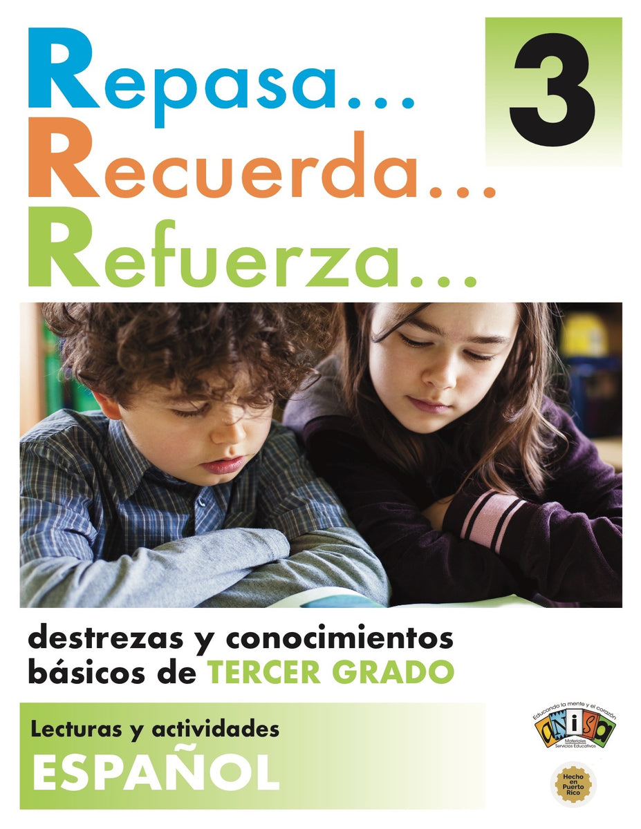AE-3R03 Repasa-Recuerda-Refuerza: Set básico tercer grado – Tienda ANISA